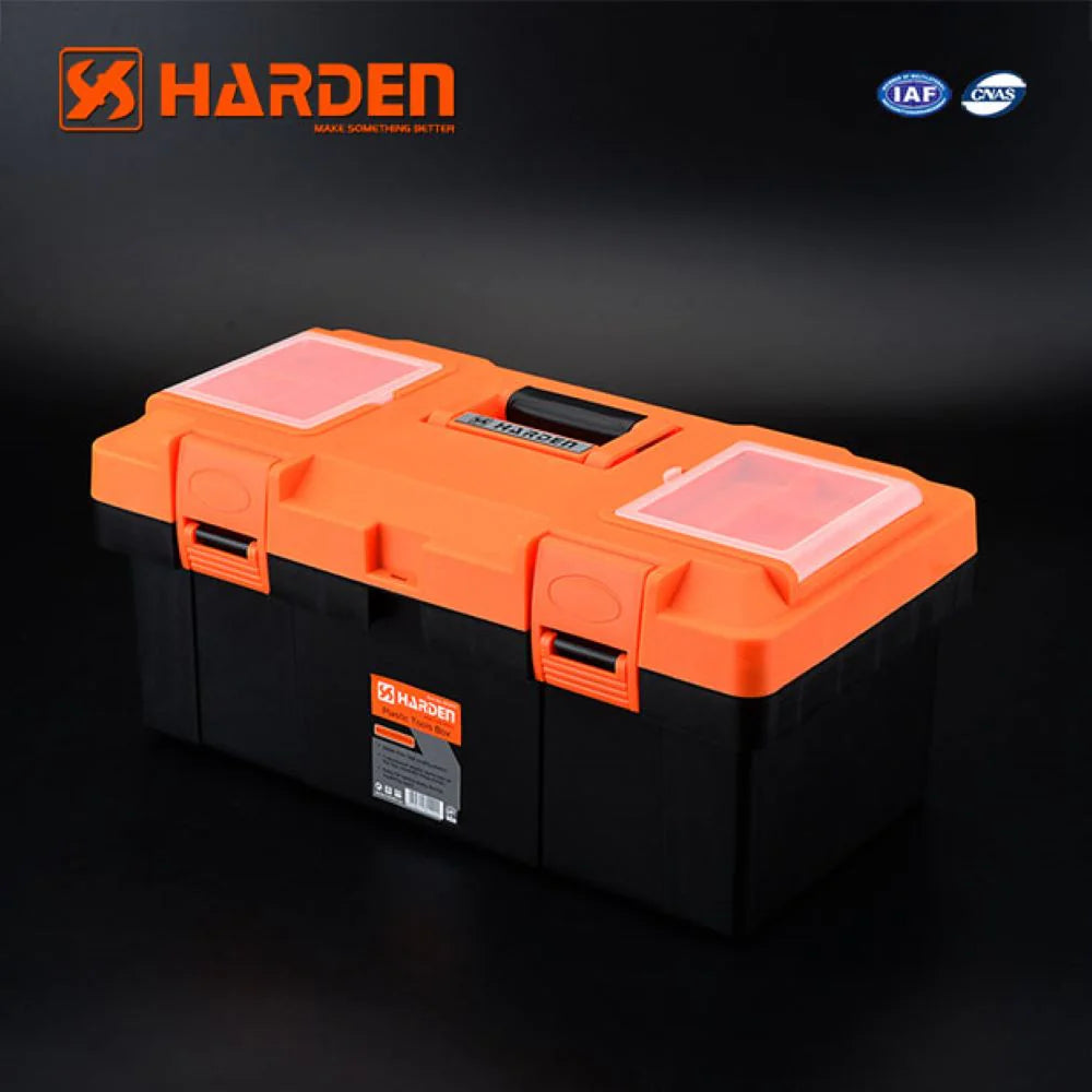 Harden 520301 14" Transparent Plastic Tool Box with Removable Tray ...