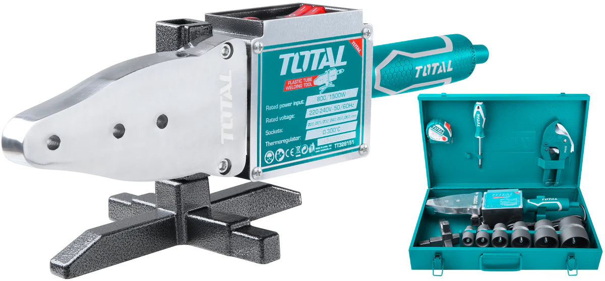 TOTAL TT328151 - 1500W PPR Pipe Welding Machine (20-63mm) – Marvisons